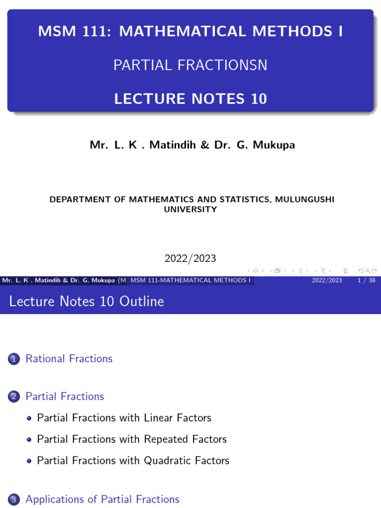 MSM_111_Partial_Fractions_PP-1-compressed-compressed-compressed | PDF ...