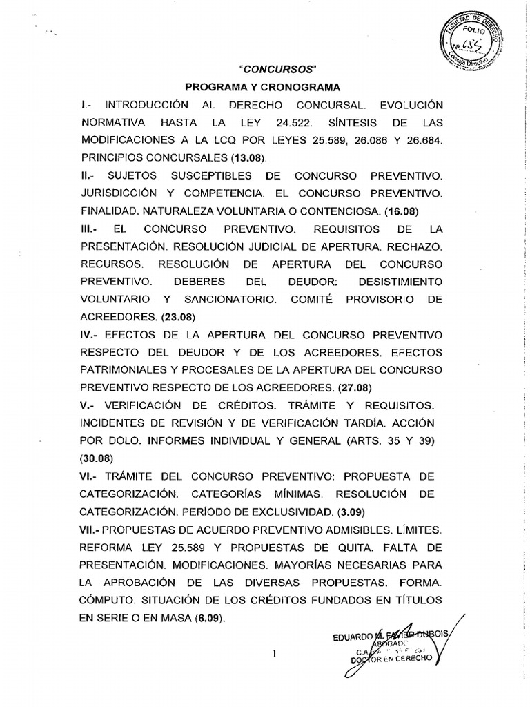 Favier Dubois - Concursos (4) | PDF