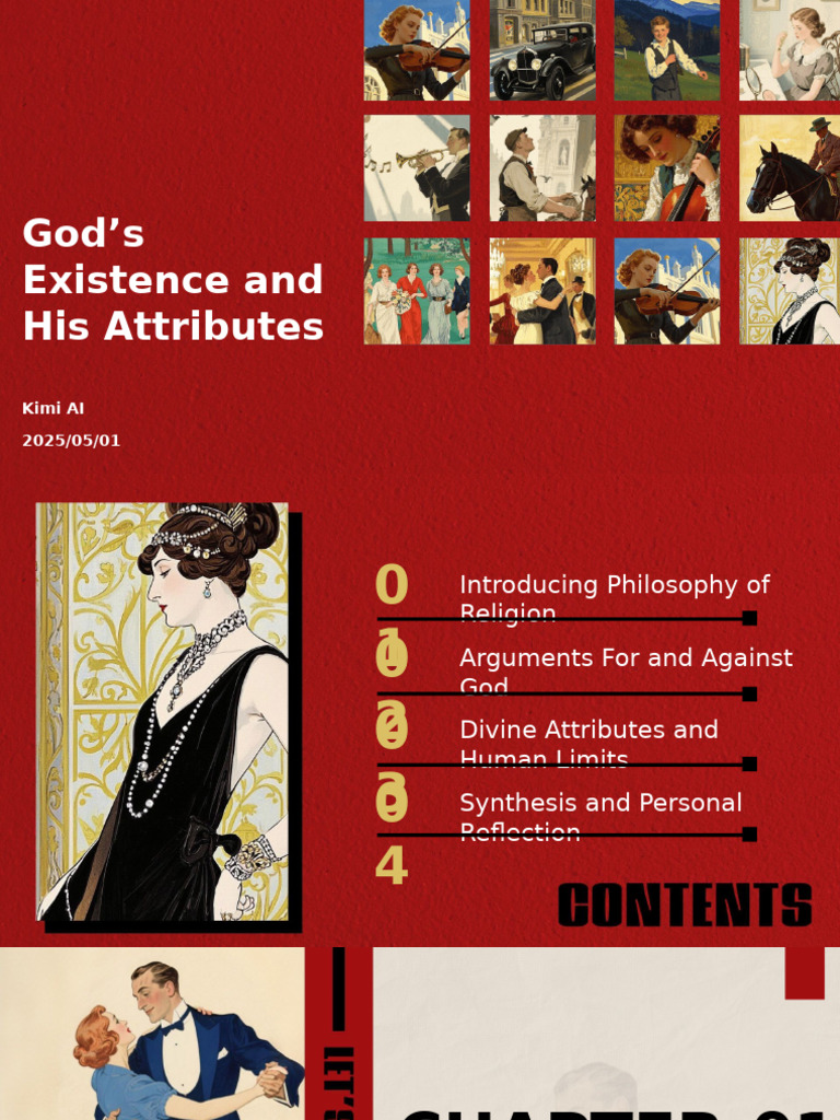 God's Existence and His Attributes 2 | PDF | God | Existence Of God