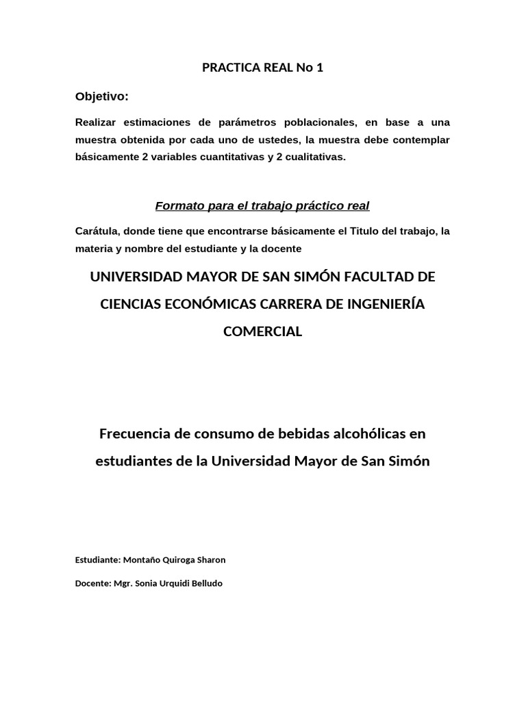 PRACTICA REAL 2024. 5,7 y 5,8 TERMINADO DICIEMBRE 2024 | PDF | Intervalo de confianza | Análisis ...