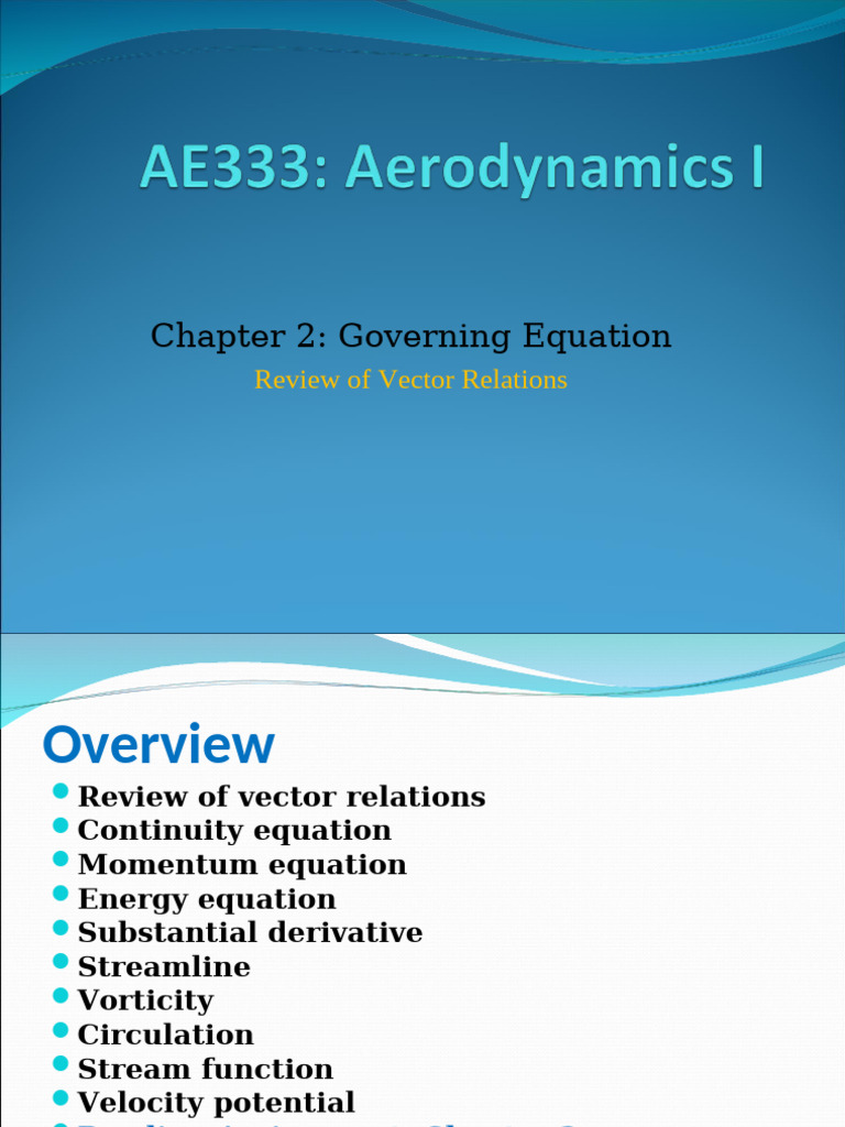 AE333 - Chapter2 - Part 1-Reveiw of Vector Relations and Integrals ...