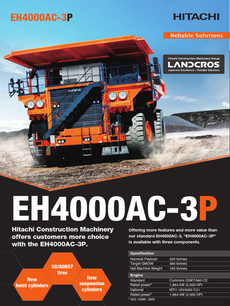 Eh4000ac-3p Flyer Rev1 Kr-En077p | PDF | Horsepower | Tire