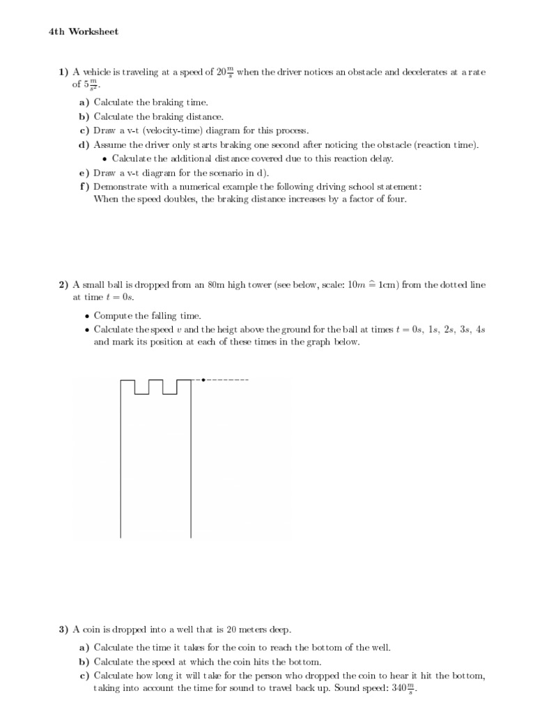 4th Work Sheet | PDF
