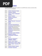 All India RTO District Codes List | PDF | Tamil Nadu | Sikhism