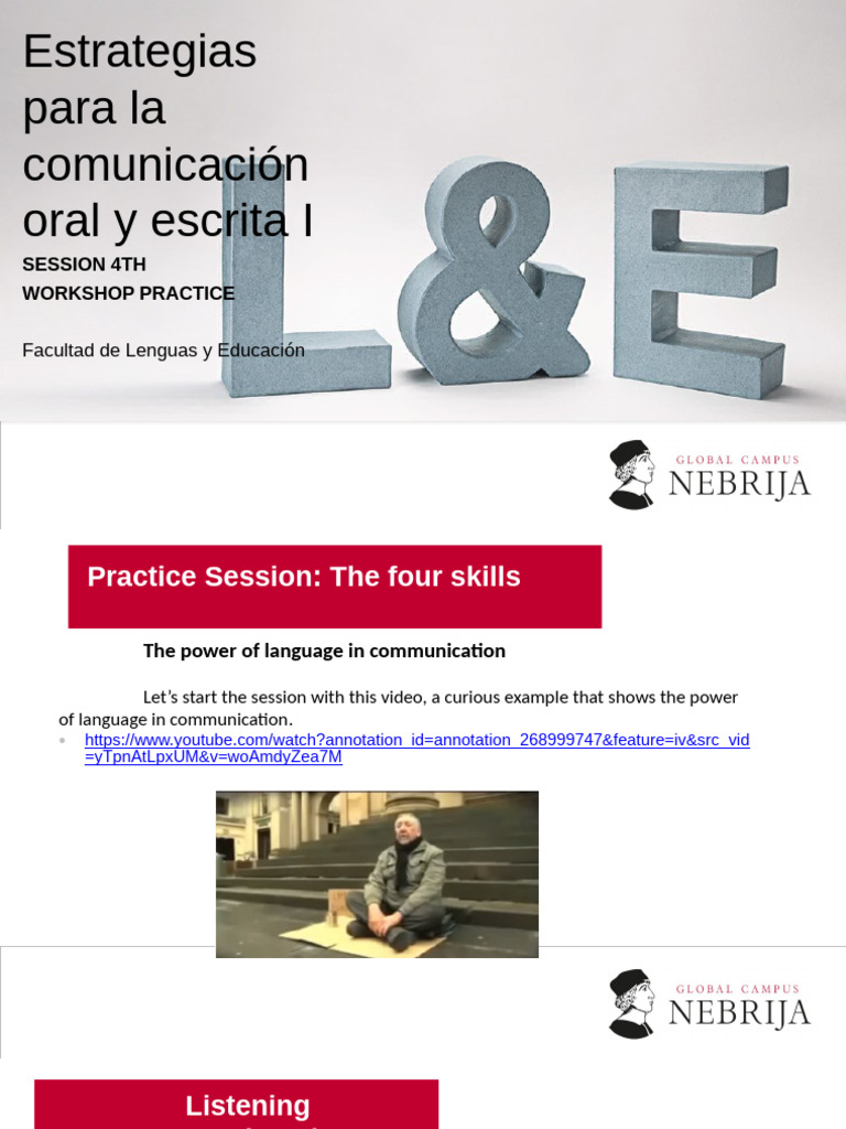 FLET_Session 4 Taller 1 | PDF | Human Communication | Linguistics