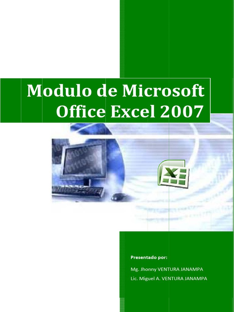 Excel2007 | PDF | Microsoft Excel | Botón (Computación)