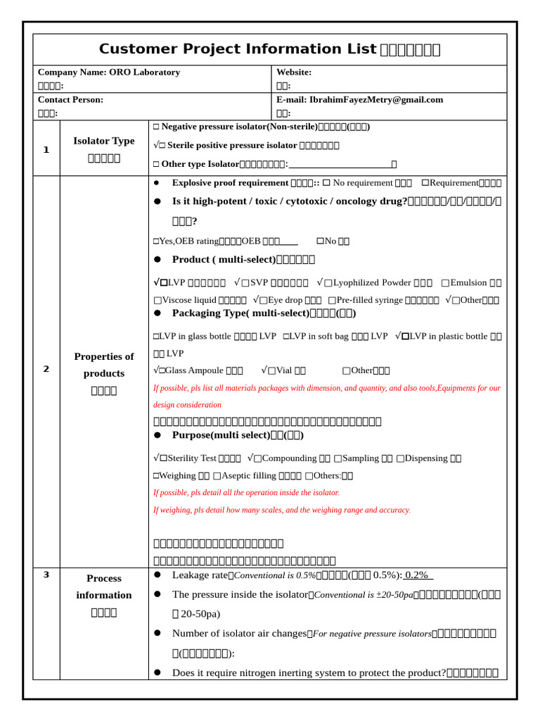Egypt Sterility Test Isolator Ibrahim Fayez 20251108 | PDF