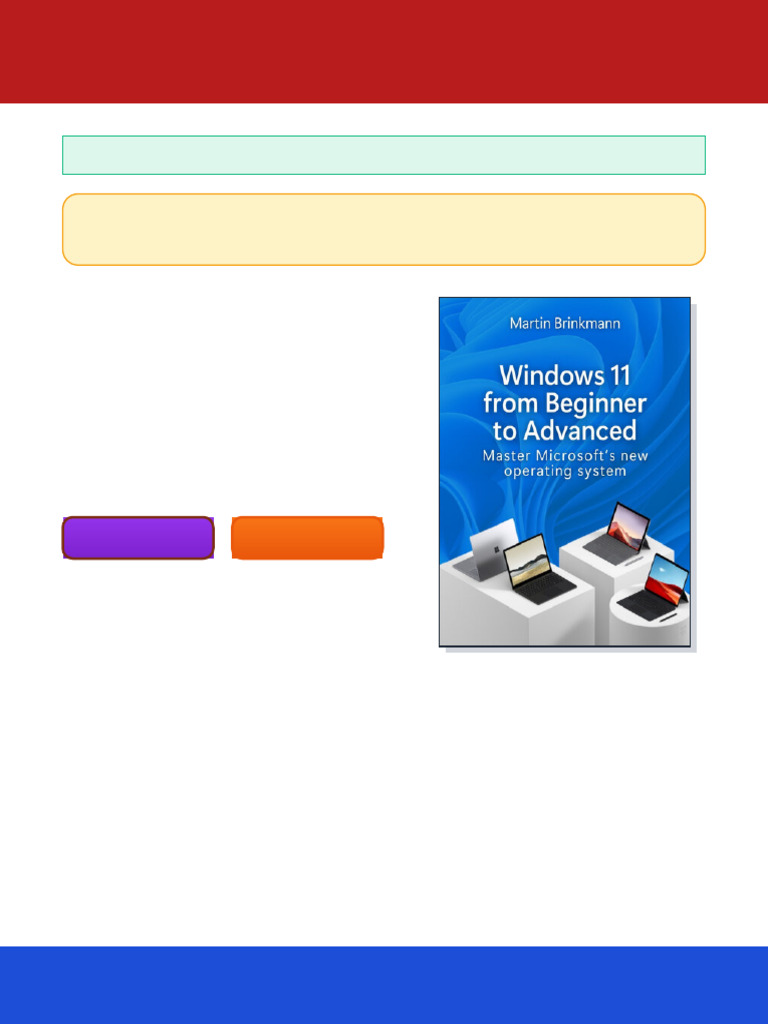 Windows 11 From Beginner to Advanced Master Microsoft s new operating ...