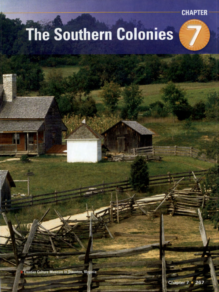 Es 5 Soc Usmnn5 Unit 3 Chapter 7 Southern Colonies | PDF