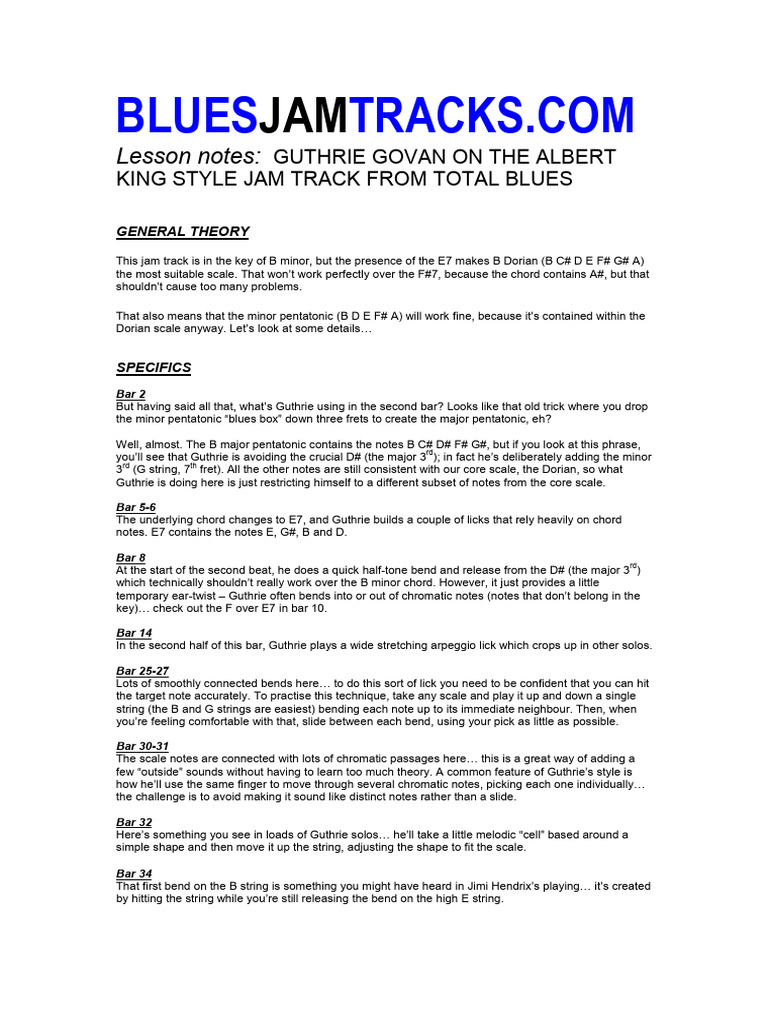 gg_aking_notes | PDF | Scale (Music) | String Instruments