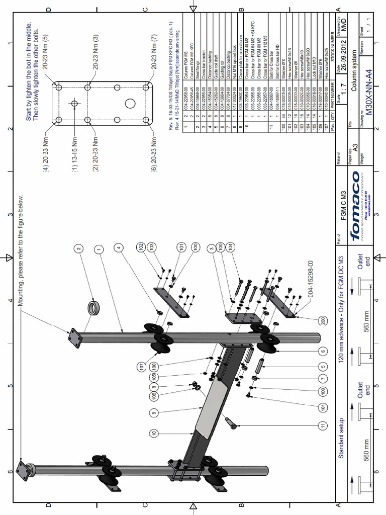 003 18718 01 Column Arrangement | PDF