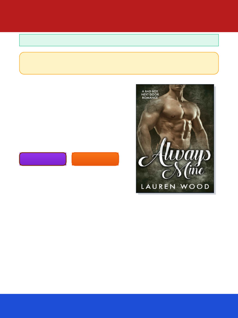 Always Mine All Mine 2 1st Edition Lauren Wood ebook digital version ...