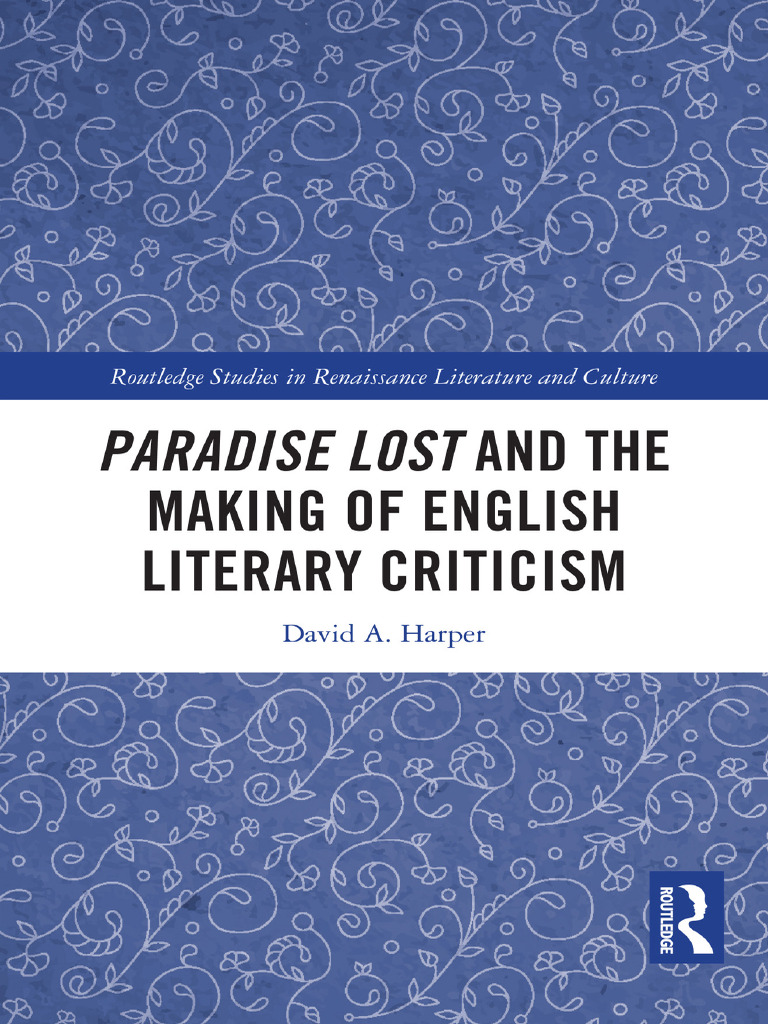 Harper-On Paradise Lost | PDF | Paradise Lost | John Milton