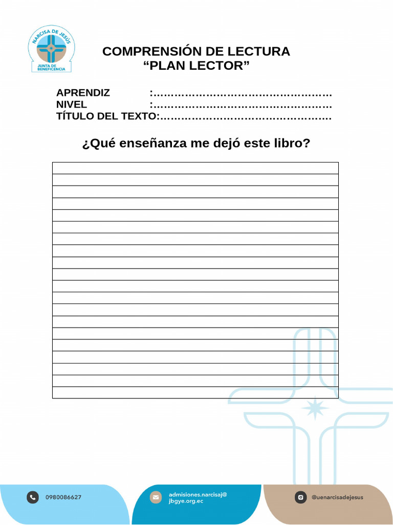 Anexo 14. Ficha de Comprension Lectora-8451748707073 | PDF