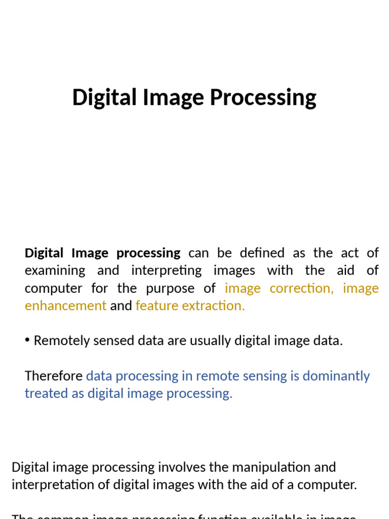 Digital Image Processing | PDF | Statistical Classification | Cluster ...