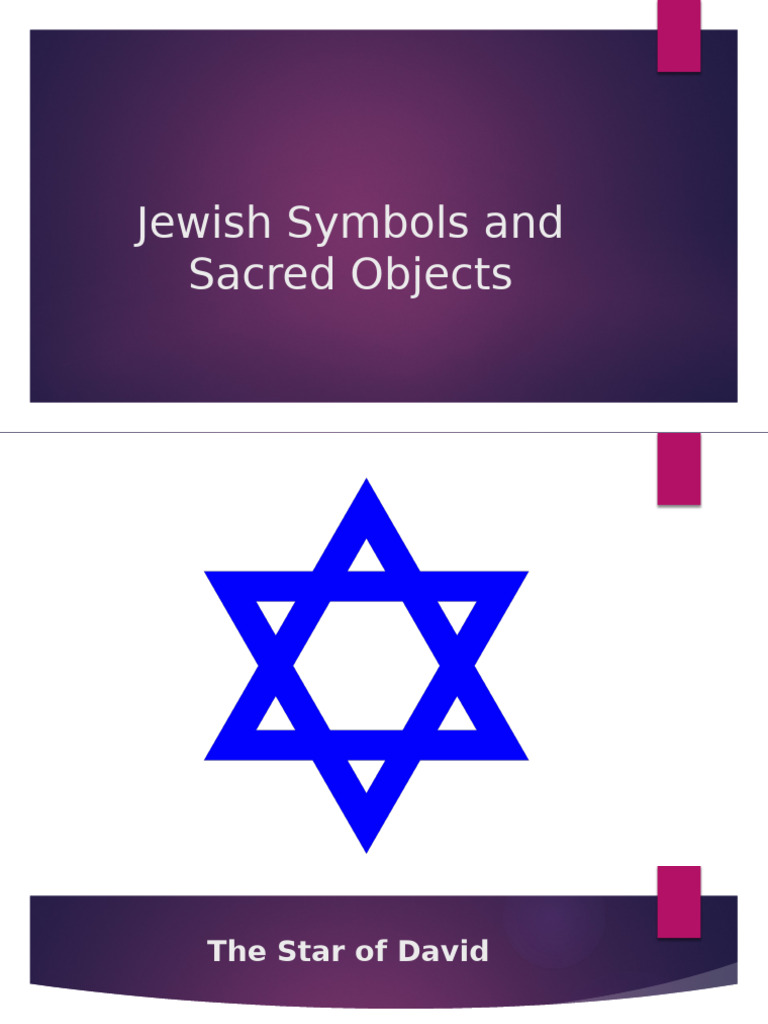 1. HRE 11M Jewish Symbols and Sacred Objects Ppt | PDF | Jewish Prayer ...