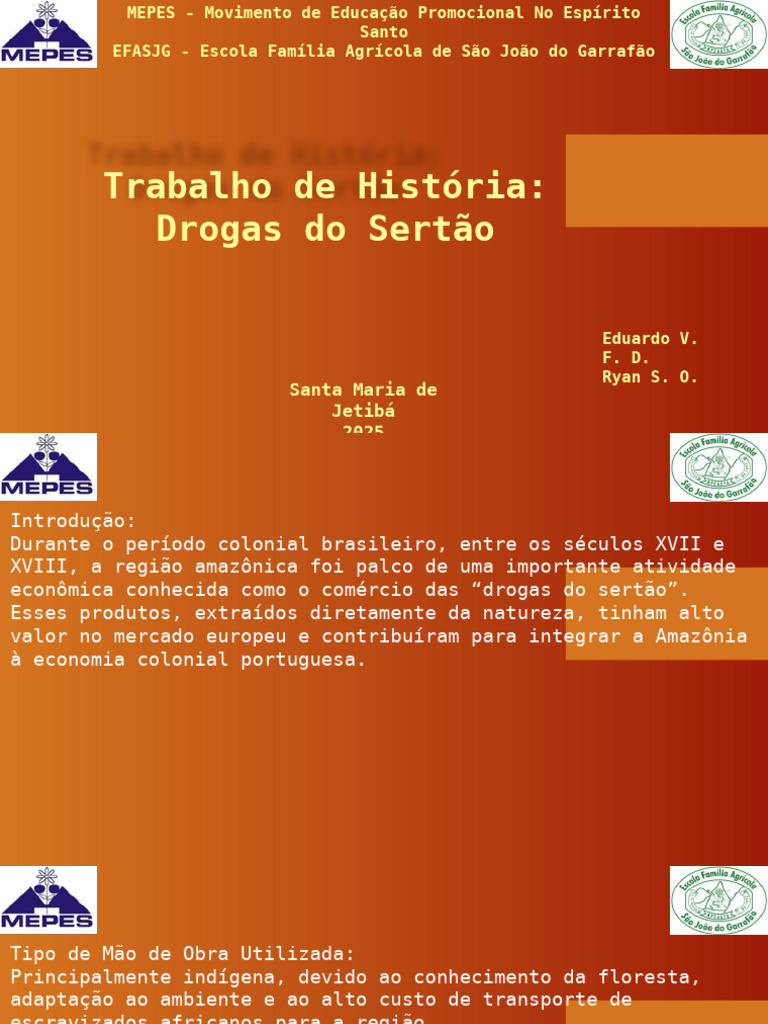 Drogas Do Sertão | PDF