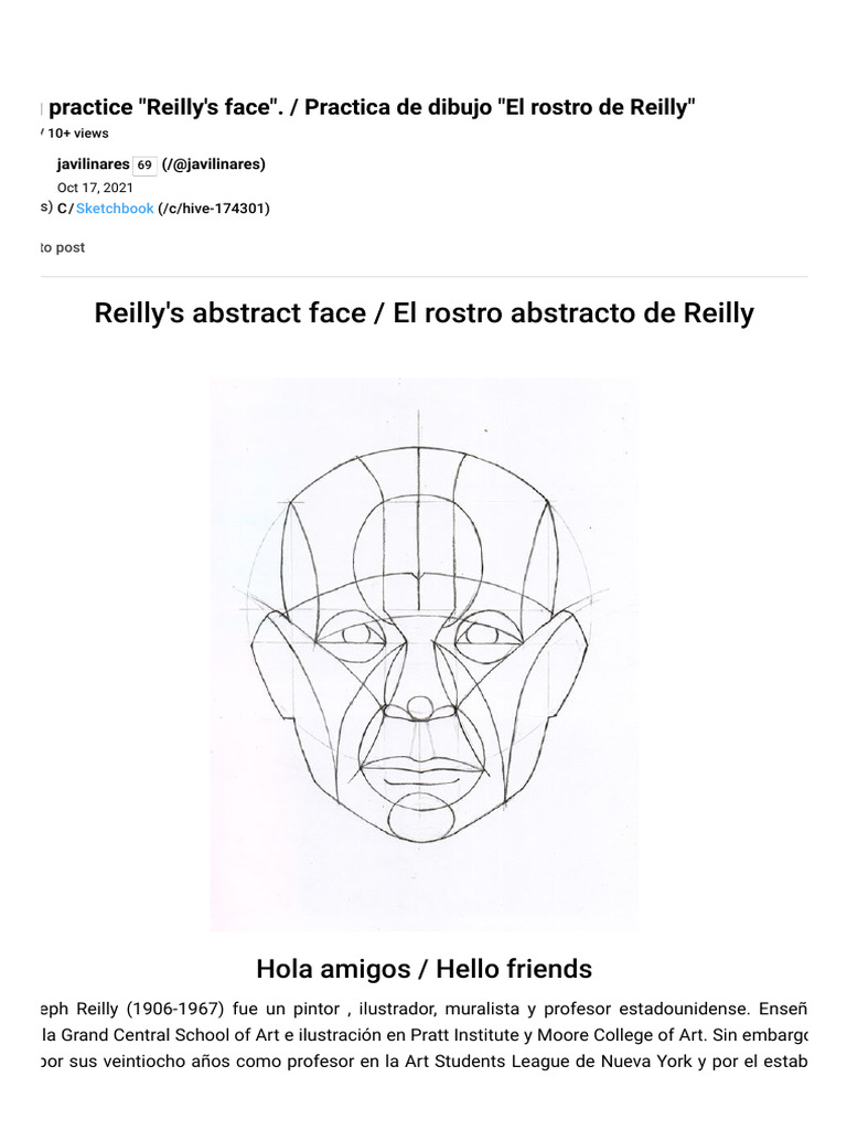 ??drawing Practice Reilly's Face - Practica de Di | PDF