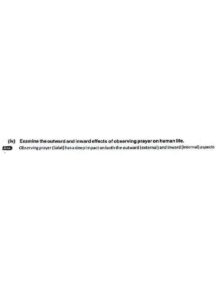 Grade 8B Islamiat (Unit 6 Salaat Long Q4) 16-11-25 | PDF