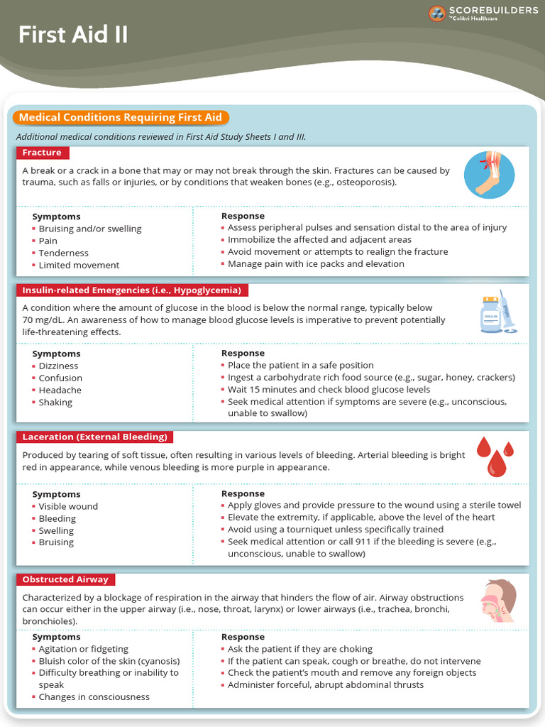First Aid II | PDF | First Aid | Respiratory Tract