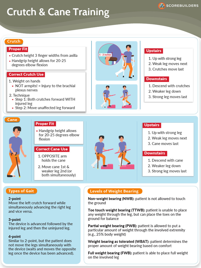Crutch & Cane Training | PDF