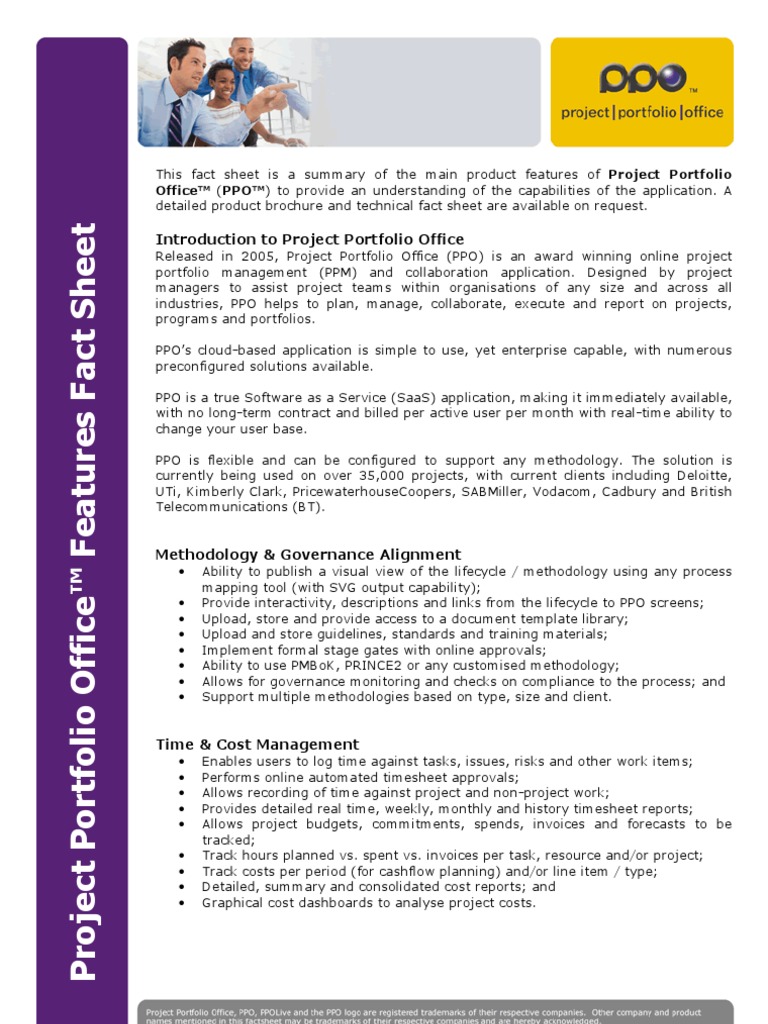 PPO Features Fact Sheet | PDF | Workflow | Microsoft Excel