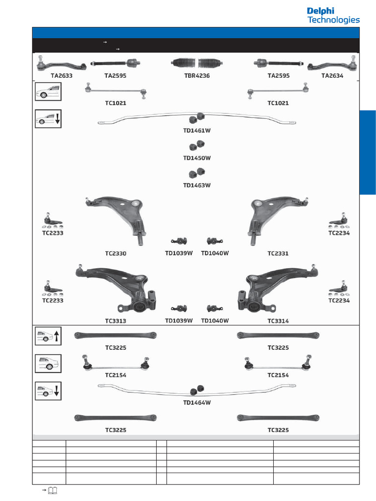 Delphi Technologies Steering & Suspension Catalogue 2018 Part2 | PDF ...