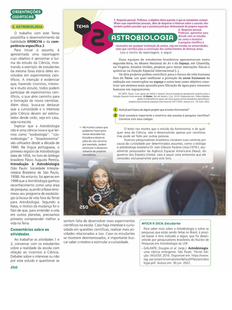 Cap Astrobiologia | PDF