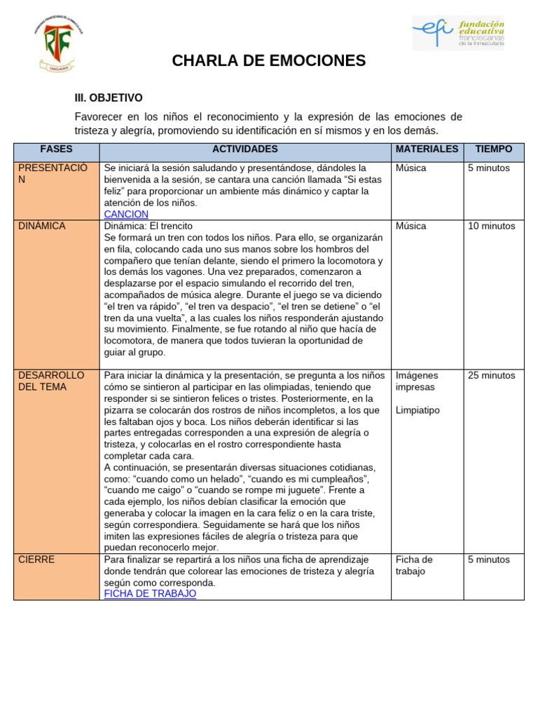 Actividades para Reconocer Emociones en Niños | PDF | Las emociones
