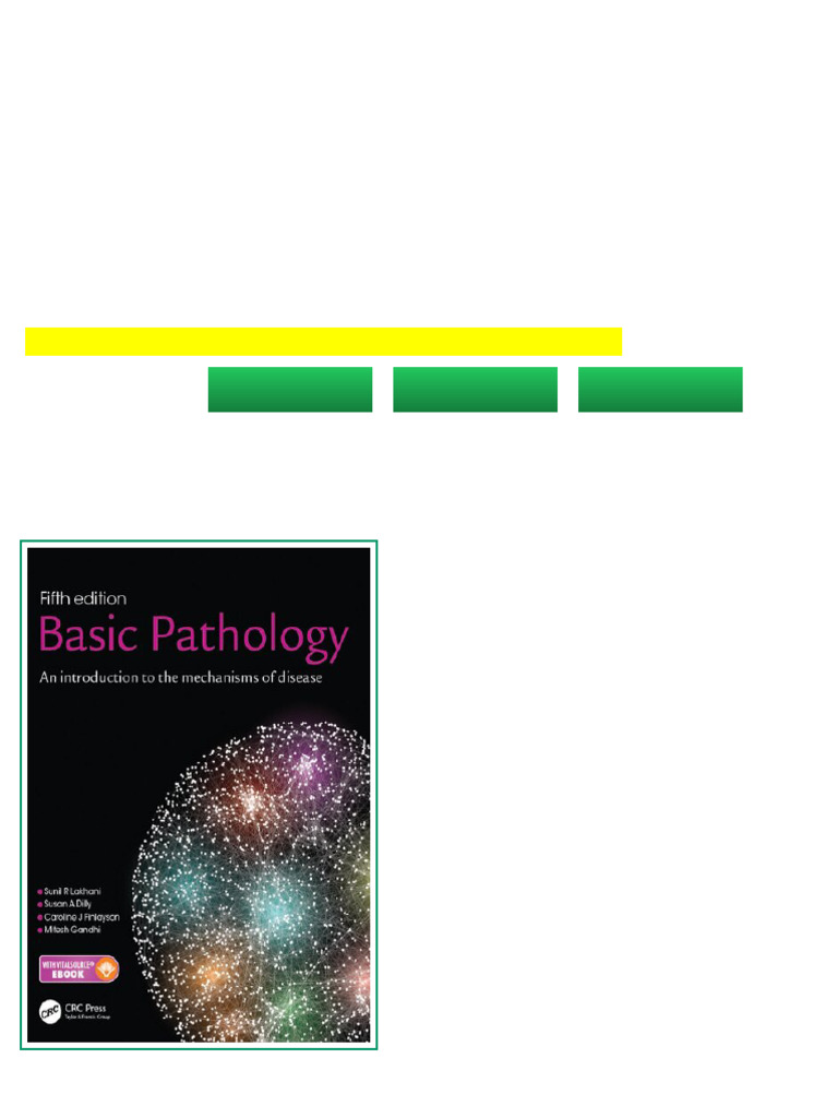 (Ebook) Basic Pathology, Fifth Edition: An introduction to the ...