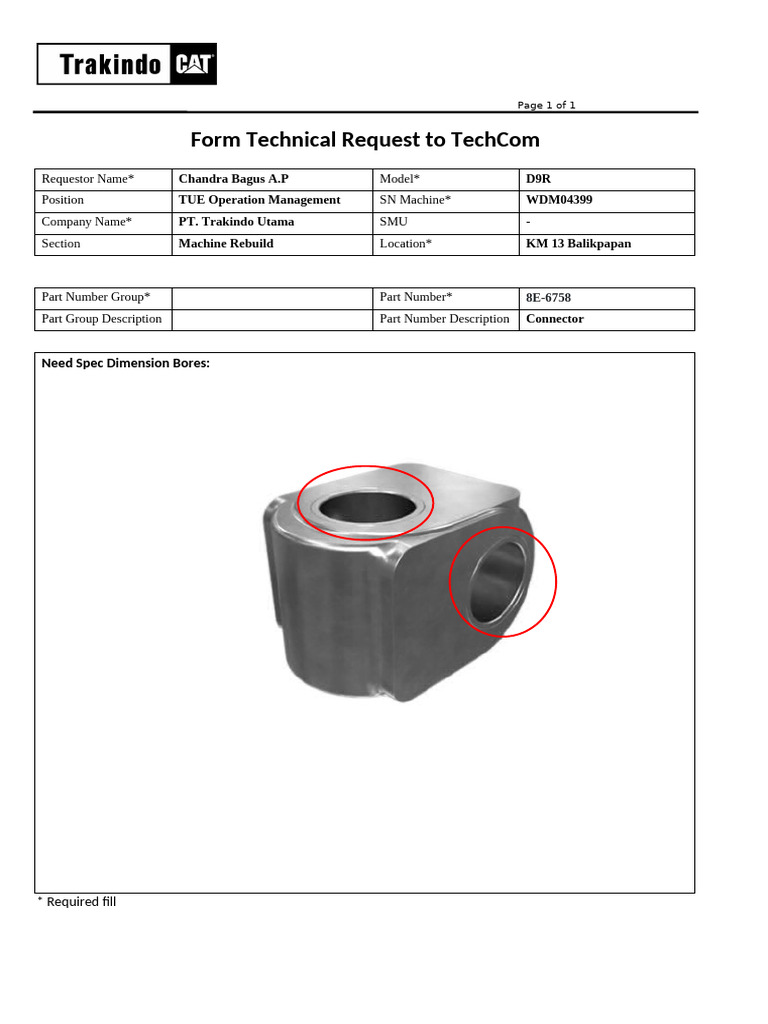 SR _ Dimension Bore _ WDM _ Connector 8E_6758 | PDF