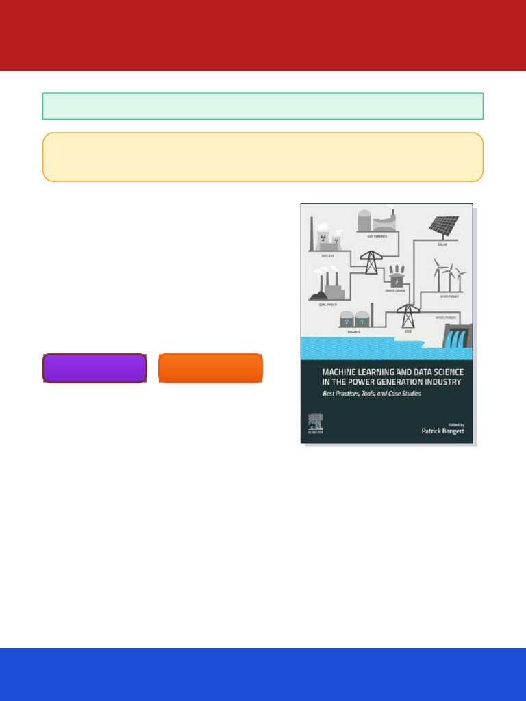 Machine Learning and Data Science in the Power Generation Industry ...