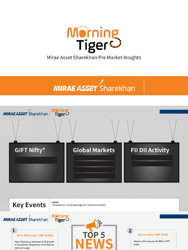 Mirae Asset Sharekhan Morning Tiger - 2 | PDF | Economy Of India
