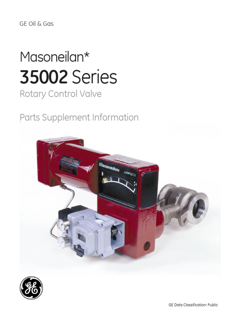 Masoneilan 35002 Series Parts Guide | PDF