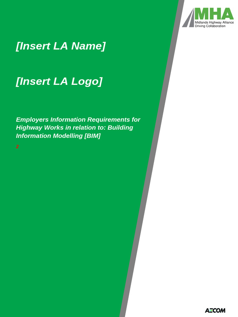 MHA-BIM-EIR Template Vfinal (1) | PDF | Building Information Modeling