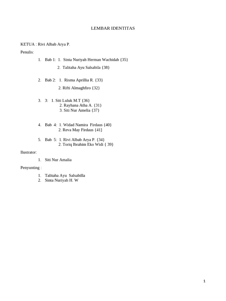 Bangunlah Jiwa Raga X-e4 Kelompok 4 Bar u | PDF