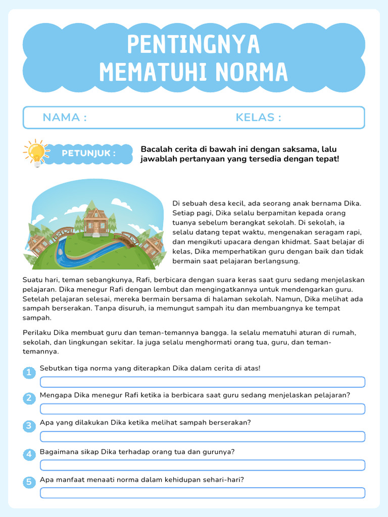 Pentingnya Mematuhi Norma dalam Kehidupan | PDF