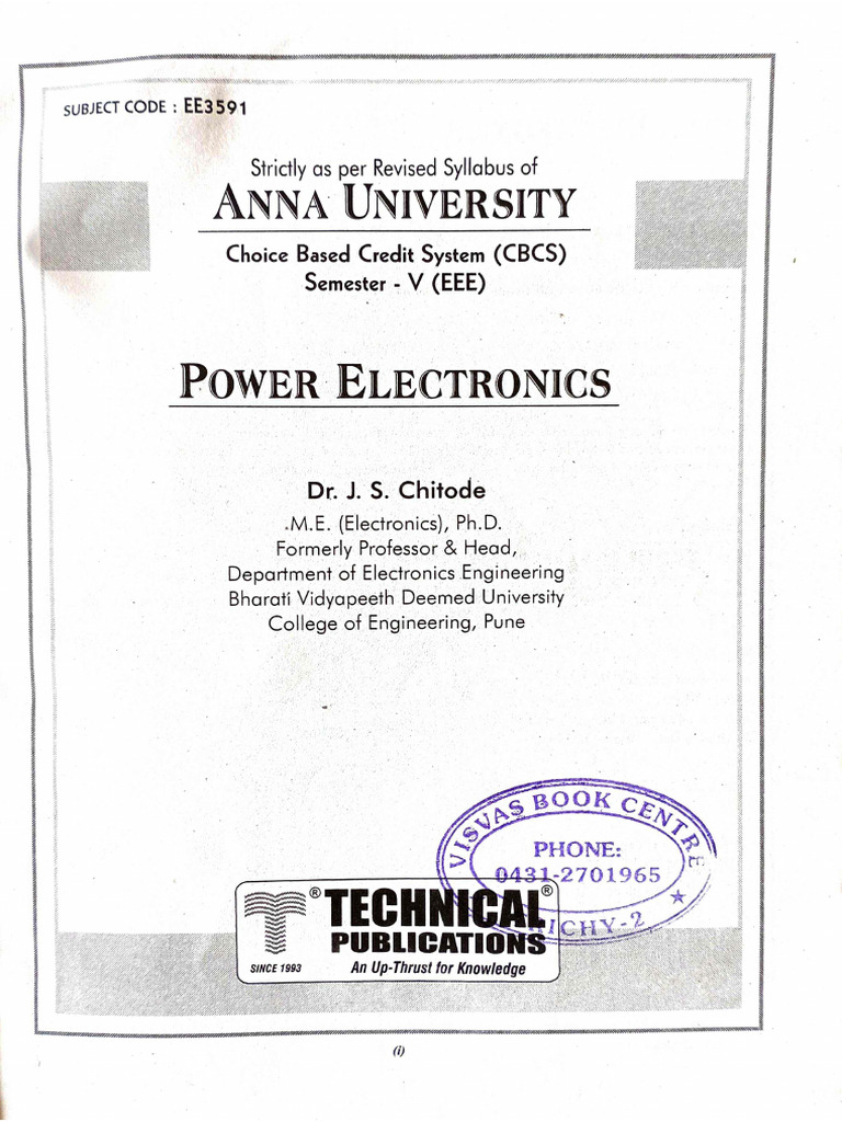 Power Electronics Book | PDF