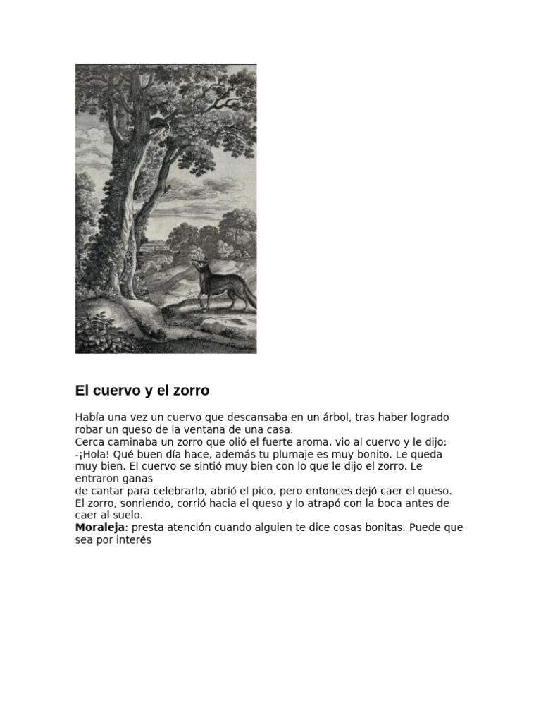 El Cuervo y El Zorro | PDF