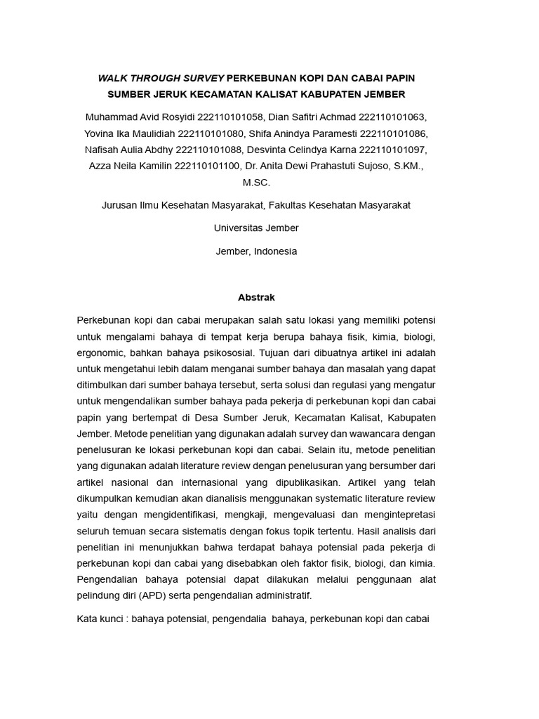 B_Kelompok 4_Pekebunan Kopi Dan Cabai | PDF