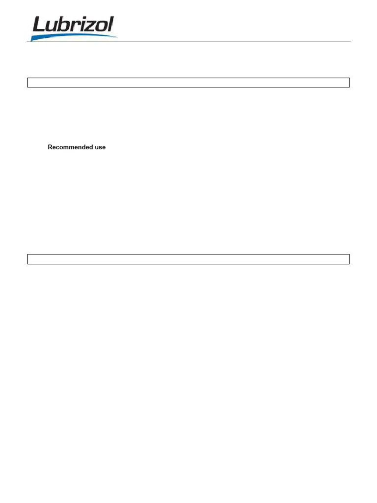 Acid Corrosion Inhibitor - AI-250, Lubrizol - SDS | PDF | Safety ...