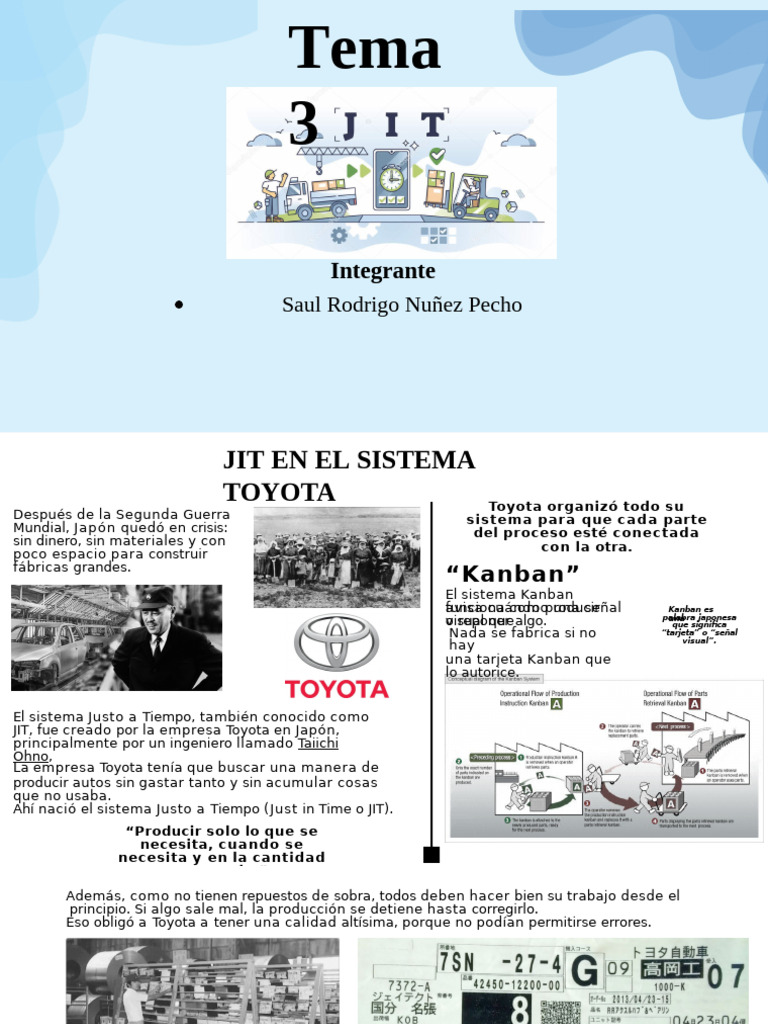Jit en El Sistema Toyota | PDF | Lean Manufacturing | Producción y ...