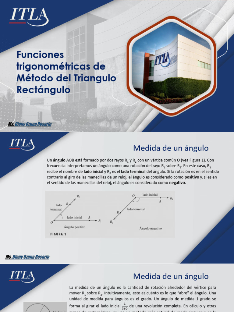 Trigonometria 001. (1) | PDF | Ángulo | Triángulo