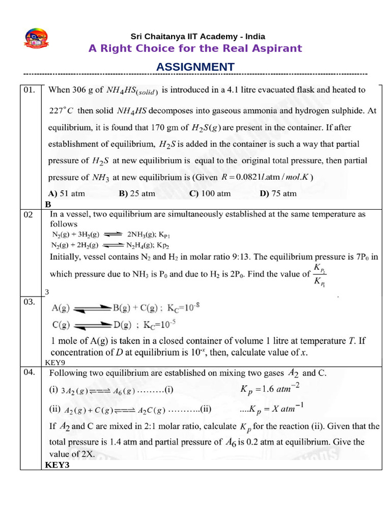 Chemical Equilibrium 2 | PDF | Gases | Chemistry