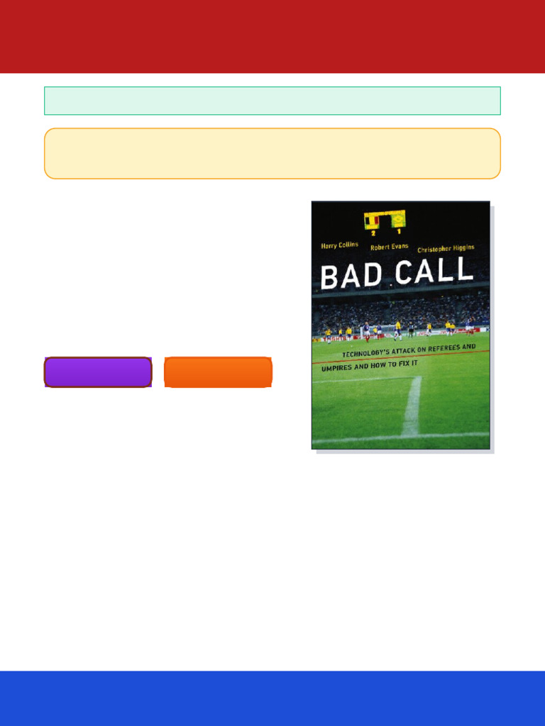 Bad Call Technology s Attack on Referees and Umpires and How to Fix It ...