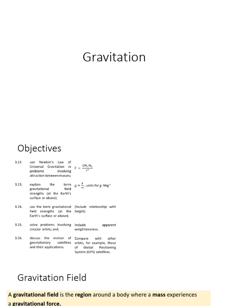 Gravitation_25 | PDF | Newton's Law Of Universal Gravitation | Orbit
