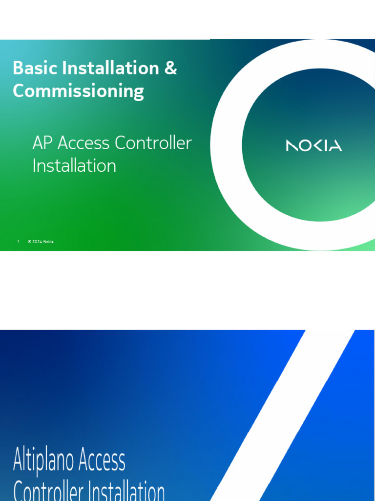 Nokia AP Access Controller Setup Guide | PDF | Software | Software ...