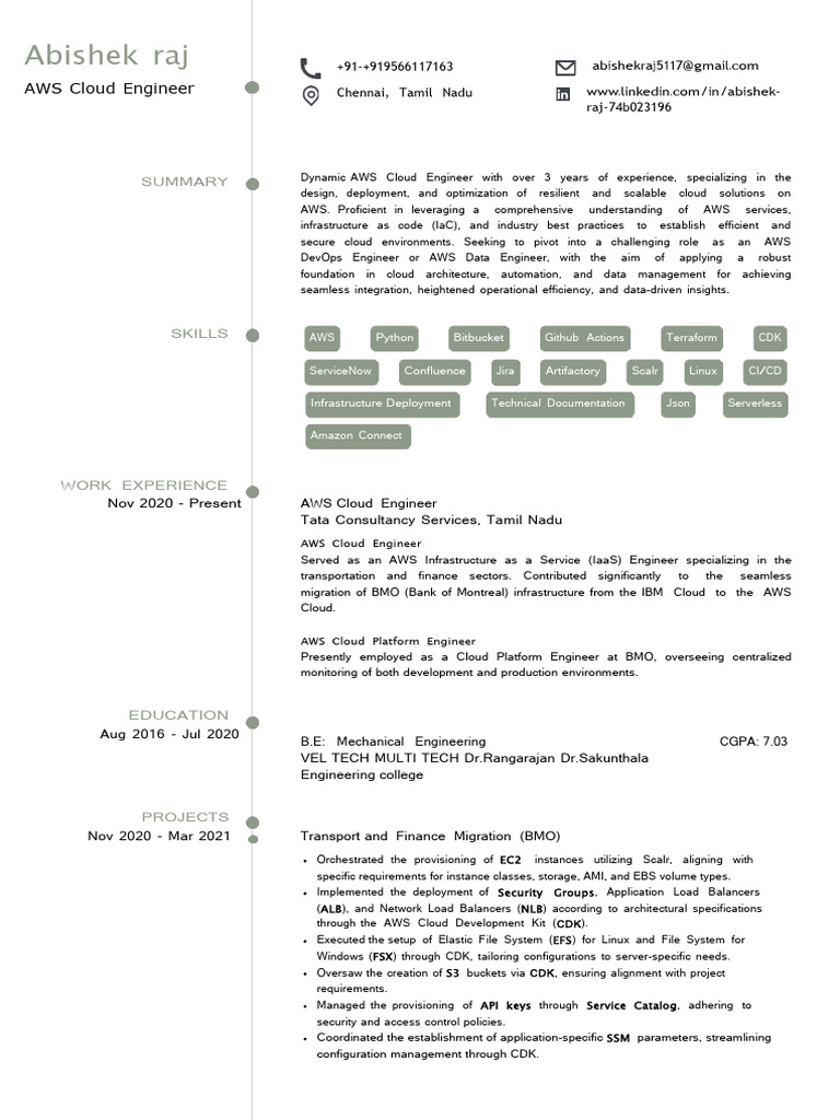 Abishek AWS | PDF | Cloud Computing | Amazon Web Services