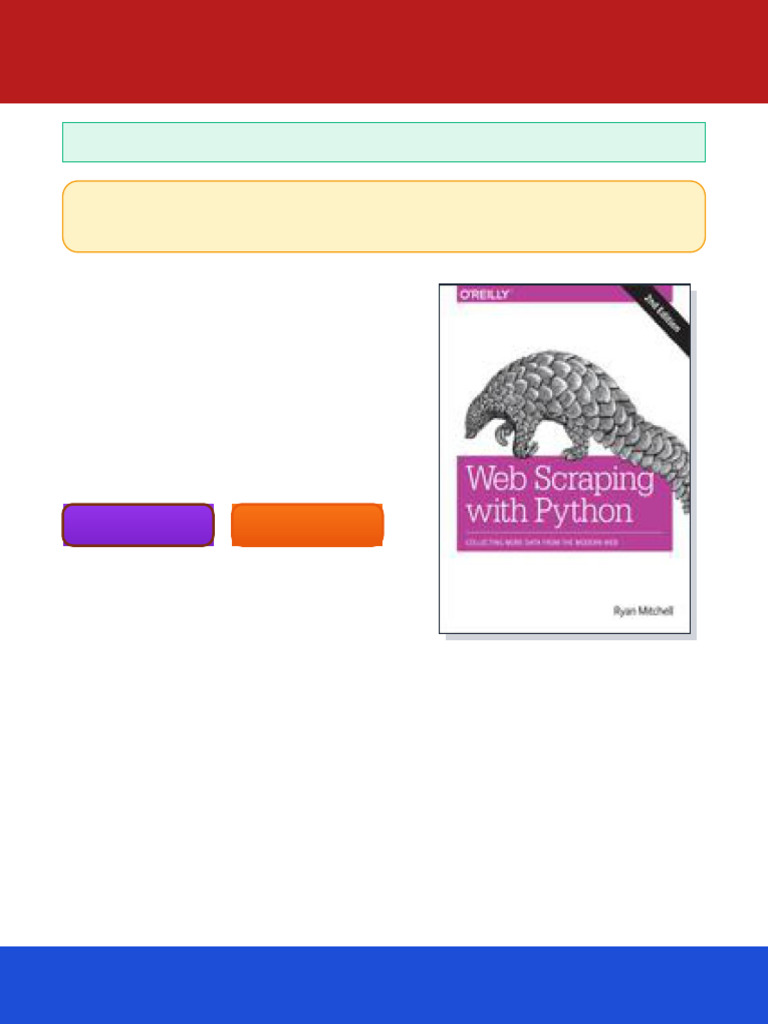 Web Scraping with Python 2nd Edition Ryan Mitchell ebook all formats ...