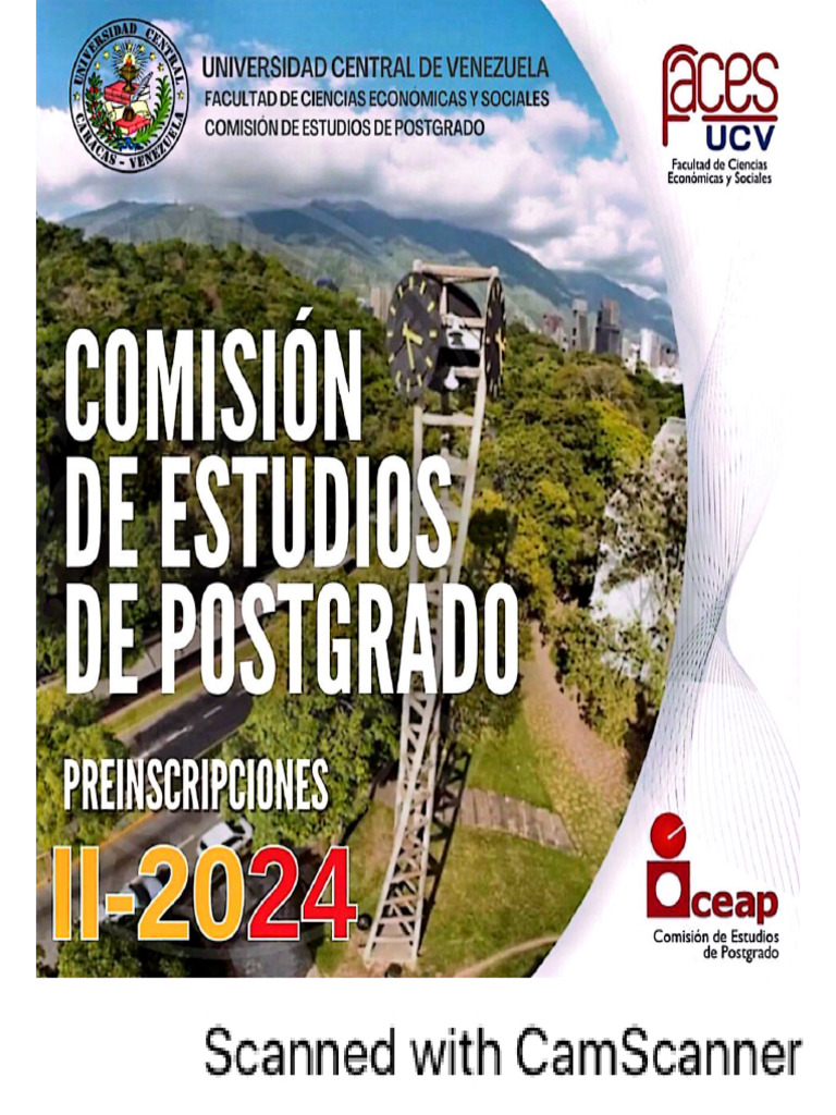 Postgrados FaCES UCV 2024 2 1714873484 | PDF